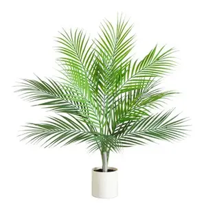NEARLY NATURAL 30-in Artificial Palm Tree - Green