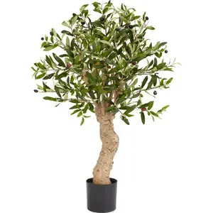 NEARLY NATURAL 2.5-ft Olive Artificial Tree - Green