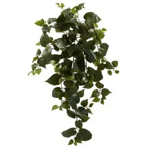 NEARLY NATURAL 34-in Philo Hanging Artificial Plant - Green