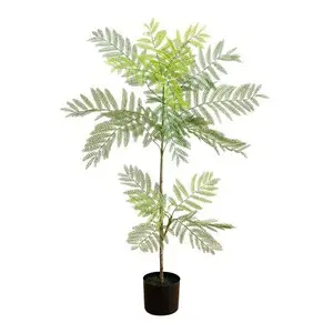 NEARLY NATURAL 3.5-ft Artificial Minimalist Jacaranda Tree - Green