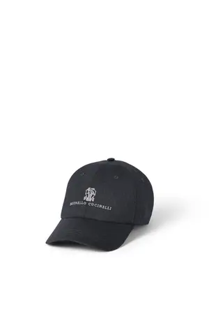 Brunello Cucinelli Baseball Cap - Anthracite