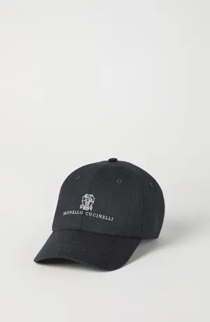 Brunello Cucinelli Baseball Cap - Anthracite