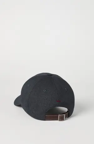 Brunello Cucinelli Baseball Cap - Anthracite