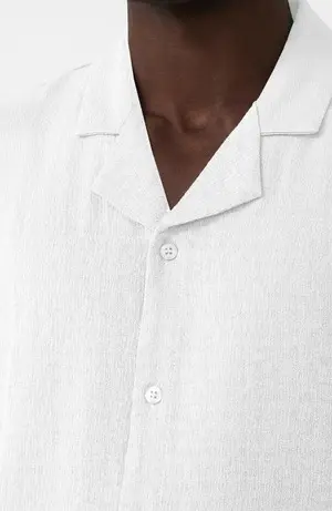 MAUVAIS Fiorano Relaxed Fit Shirt - White