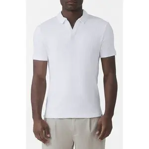 MAUVAIS Elysee Slim Ribbed Revere Polo