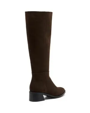 THERAPY AUSTRALIA Neva Knee-high Boot - Chocolate Faux Suede