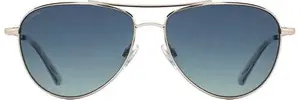 AMERICAN OPTICAL Margot 58mm Aviator Sunglasses - Silver - Ngn-p