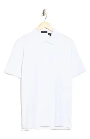 Theory Short Sleeve Polo - White
