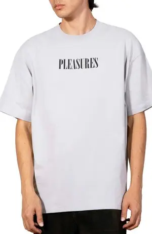 Pleasures Logo T-shirts For Men