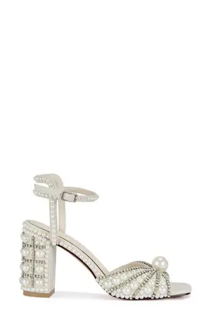 AZALEA WANG Esteva Crystal Studded Sandal