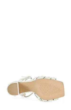 AZALEA WANG Esteva Crystal Studded Sandal