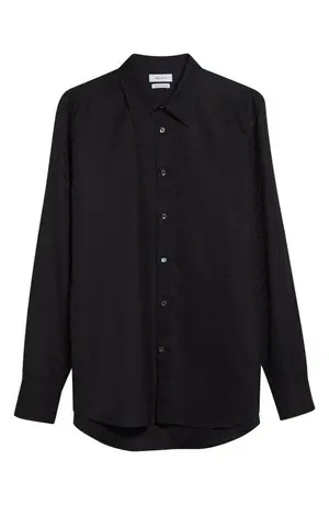 Alexander McQueen Skull Print Classic Placket Shirt