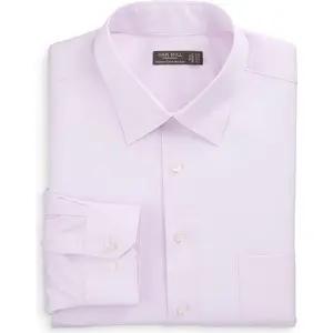 OAK HILL PREMIUM BY DXL Big & Tall Stretch Pinpoint Dress Shirt - Pink