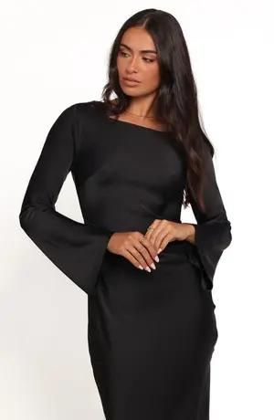 PETAL & PUP Kalyssa Long Sleeve Cocktail Dress
