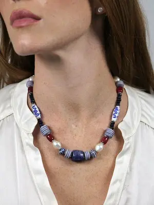 BY LILLA Indigo Necklace - Multi