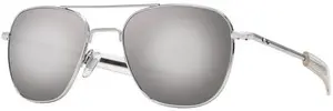 AMERICAN OPTICAL Original Pilot 52mm Aviator Sunglasses - Silver - Gnn-p