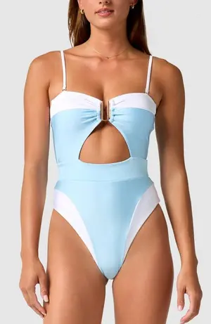 MBM SWIM Cherish One-piece Swimsuit - Airy Blue