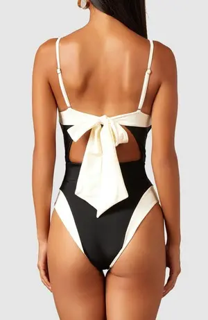 MBM SWIM Cherish One-piece Swimsuit - Black
