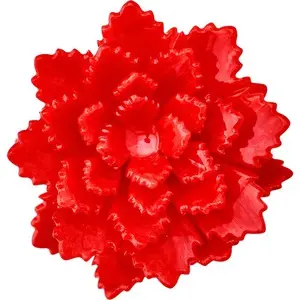 SOLAR ECLIPSE Gami Peony Flower Claw Clip - Red