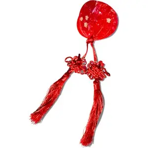SOLAR ECLIPSE Lantern Hair Claw Clip - Red