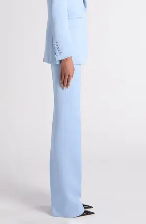 TOM FORD Washed Duchesse Satin Trousers - Mineral Blue