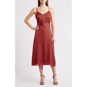 Sam Edelman Heart Belted Midi Dress