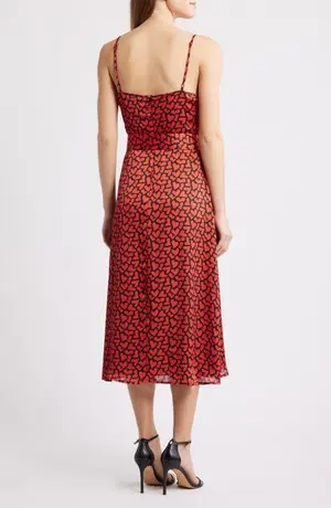Sam Edelman Heart Belted Midi Dress