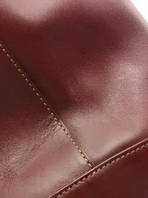 Cartier 2010s Mast Line Leather Bucket Bag