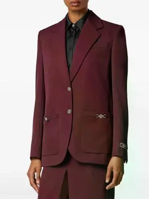 Versace Medusa-detail Pocket Blazer - Red