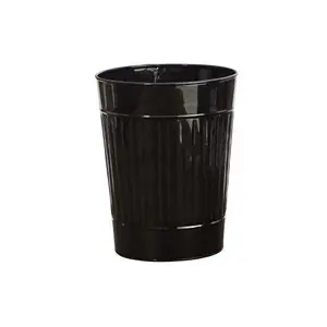 NEARLY NATURAL 10-in Farmhouse Country Pail Planter - Black