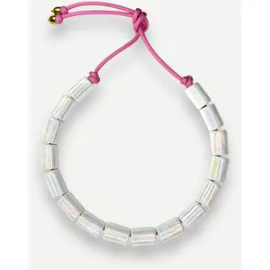 HER NEW TRIBE Beaded Necklace - Opal
