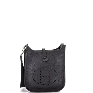 Hermès Evelyne Bag Gen Iii Clemence Tpm - Black