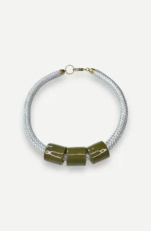 HER NEW TRIBE Beaded Statement Necklace - Cadette