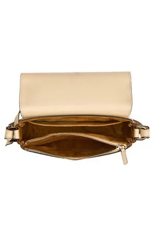 Versace Mini Tag Leather Shoulder Bag
