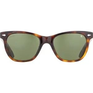 AMERICAN OPTICAL Saratoga 52mm Square Sunglasses - Tortoise - Gnn-p
