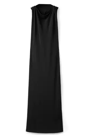 Mango Racerback Maxi Dress - Black