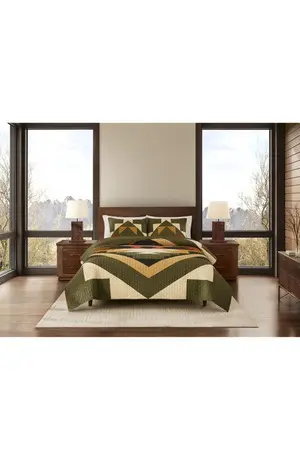 Pendleton Tumalo Cotton Quilt - Green
