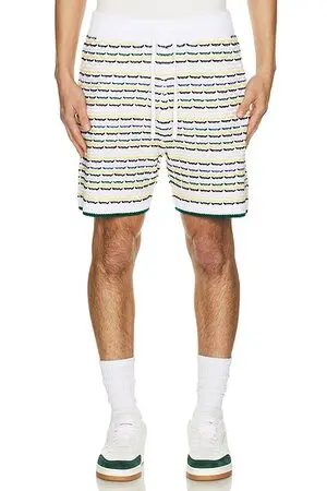 Casablanca Tuck Stitch Shorts