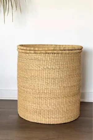 MBARE Handwoven Hamper With Lid