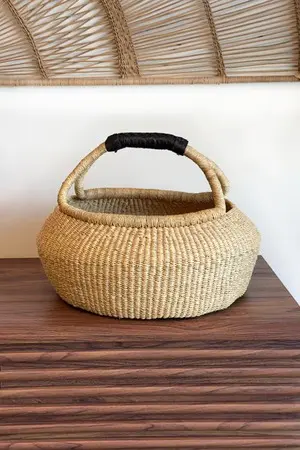 MBARE Handwoven Double Weave Kettle Basket