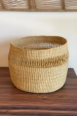 MBARE Mixed Weave Planter Basket