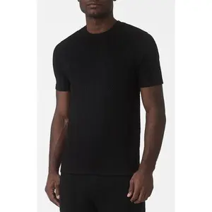 MAUVAIS Tanami Textured Stretch Slim Tee - Black