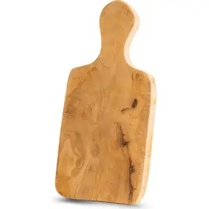 GHARYAN STONEWARE Olive Wood Cheese Board - Natural