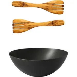 GHARYAN STONEWARE The Salad Essential Bundle - Matte Black