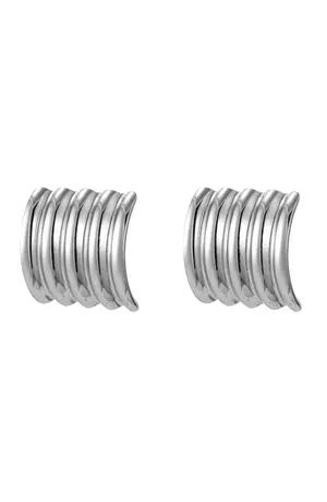 KELLERY Kellery Geometric Tile Shaped Statement Earrings