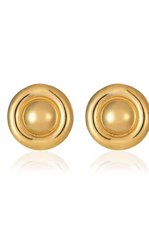 KELLERY Stud House Earrings - Gold