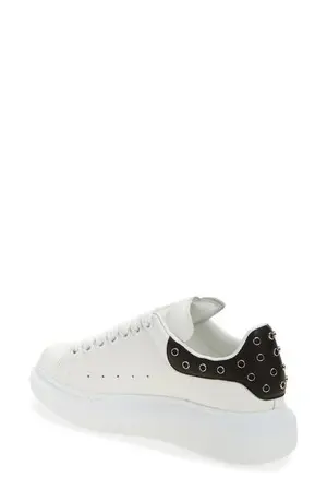Alexander McQueen Grommet Ring Leather Sneakers