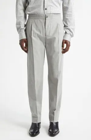 Isaia Pleated Bottoms For Men