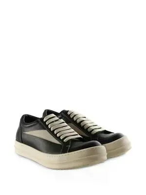 Rick Owens Panelled Low-top Sneakers - Black