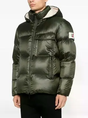 AFTER/LABEL Logo-patch Padded Coat